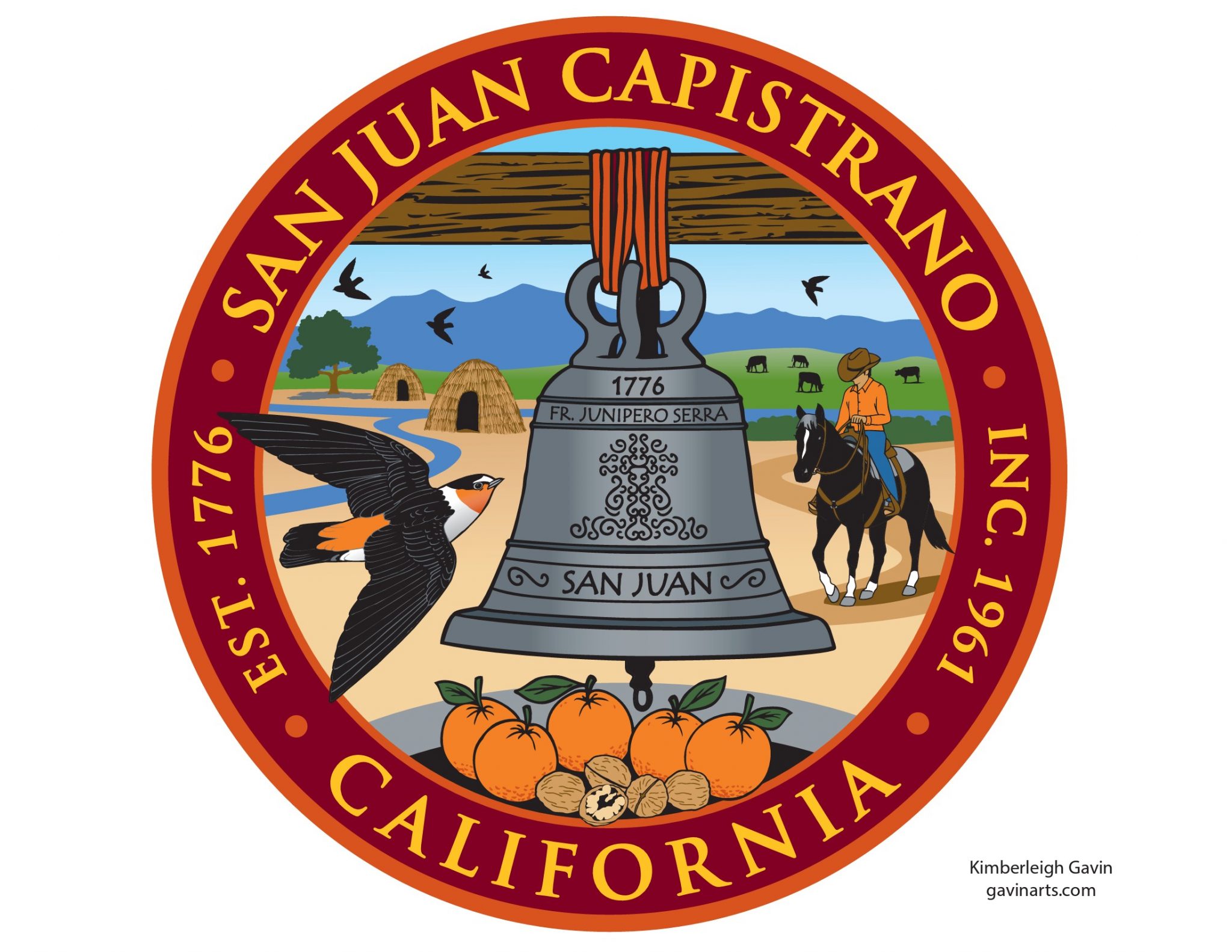 San Juan Capistrano Docent Society Member Designed New City Seal – San ...